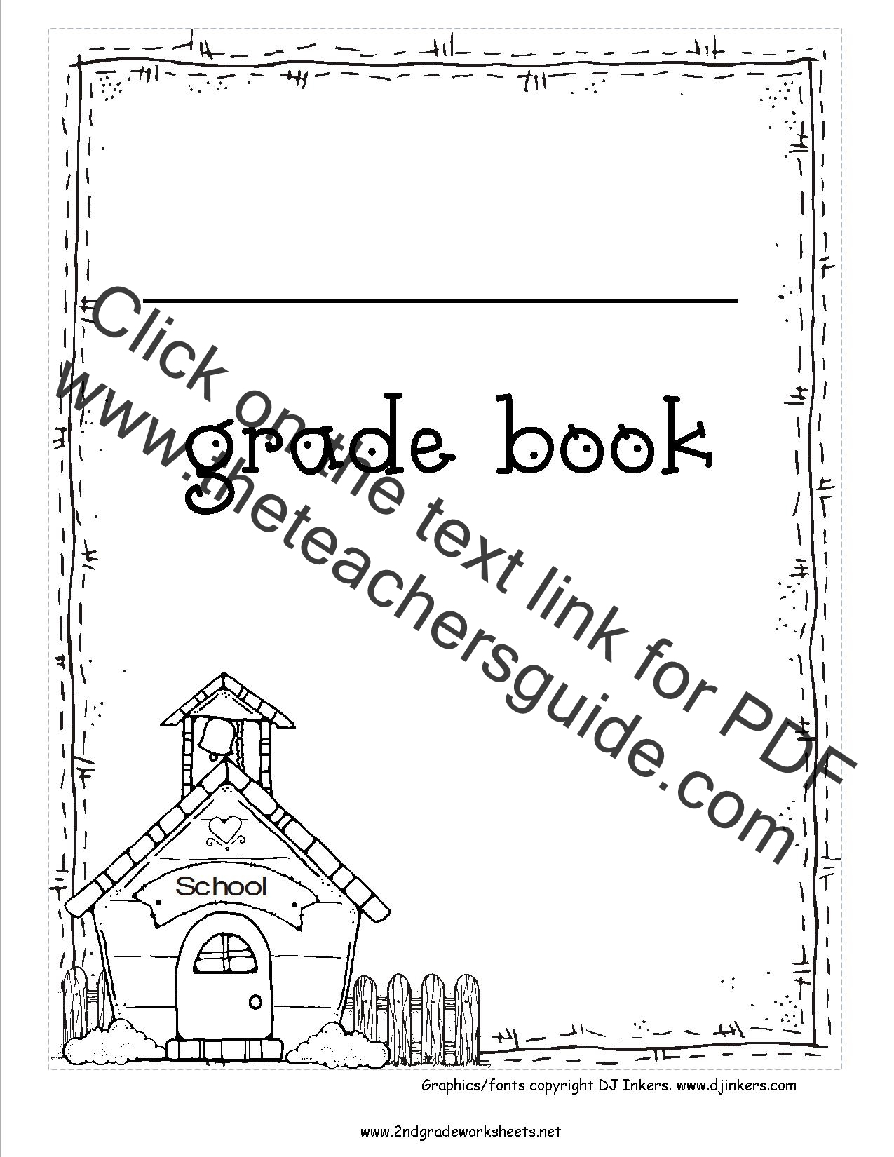 Free Printable Grade Books